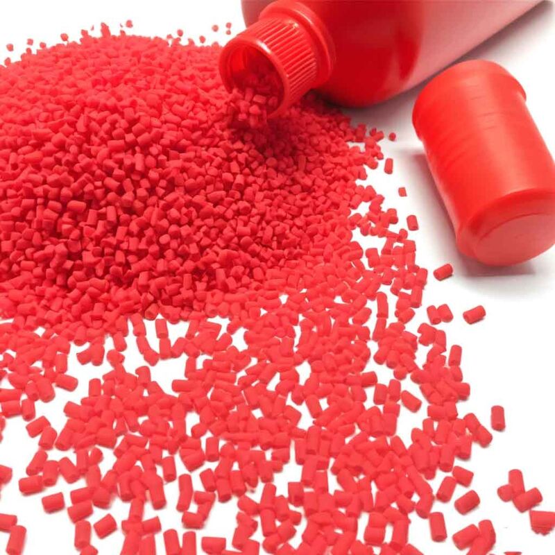 PP Plastic Red Injection Color Masterbatch for Bottle Blowing 25kg/bag